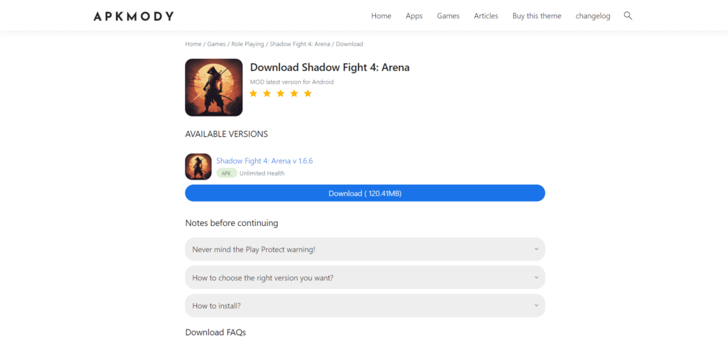 APKMODY WordPress Theme - APKTEMPLATES